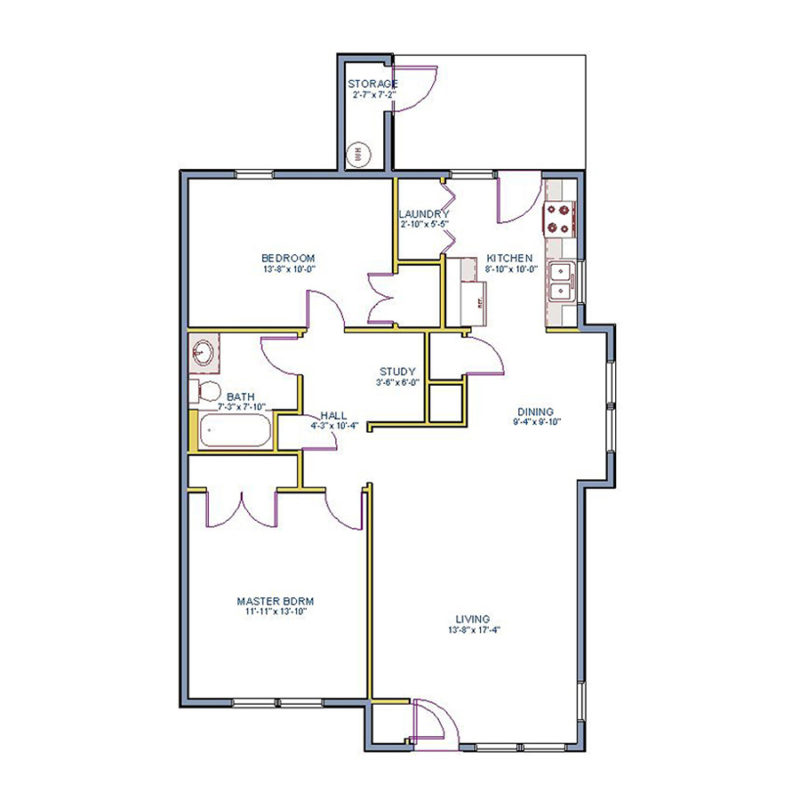 2 BR Flat - Fletcher Village - Southeastern Baptist Theological Seminary