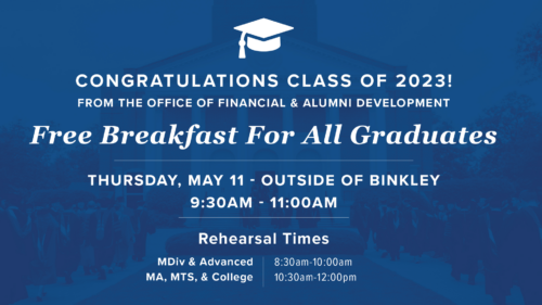 Graduation - Southeastern Baptist Theological Seminary