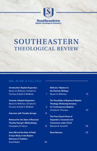 Southeastern Theological Review - Southeastern Baptist Theological Seminary