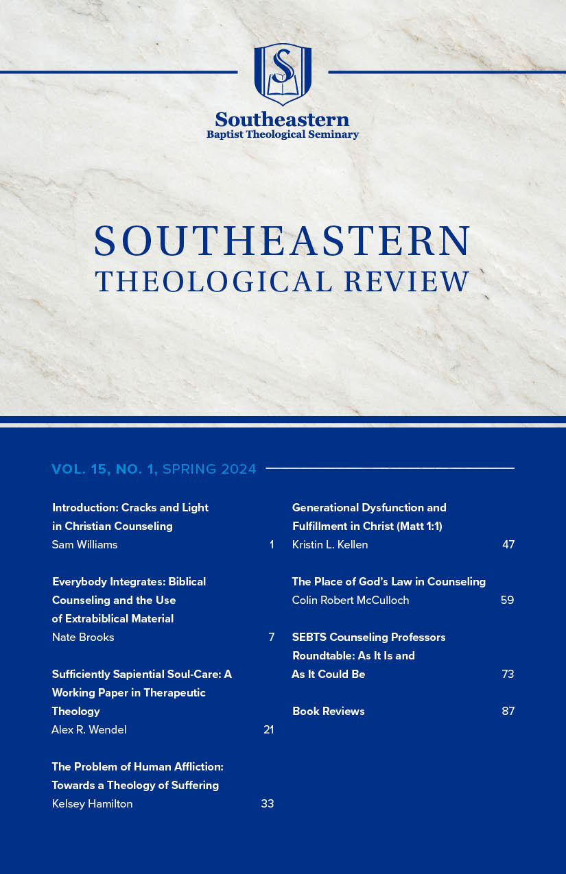 Southeastern Theological Review - Southeastern Baptist Theological Seminary